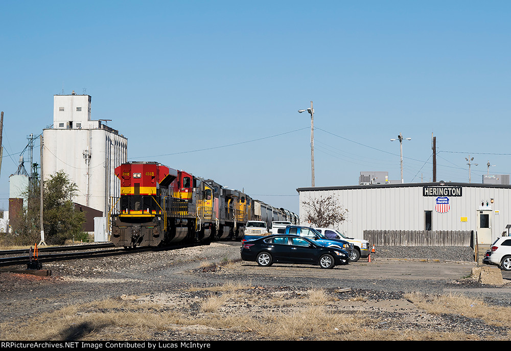 KCS 4148 UP Yard Job Train